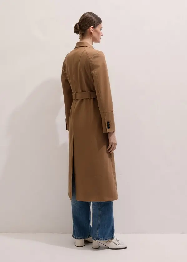 ME+EM Fitted Utility Trench Coat