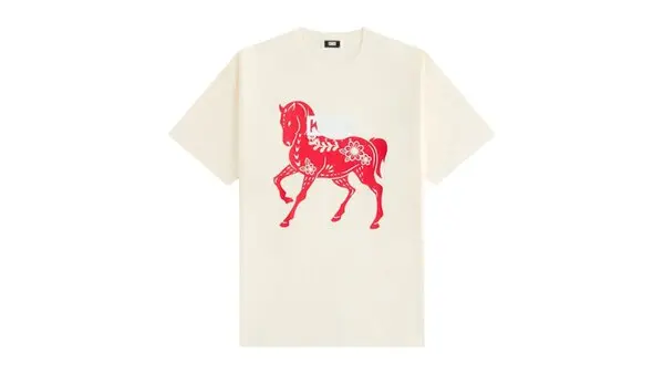 Kith Treats Year Of The Horse Vintage Tee Shirt - Sandrift