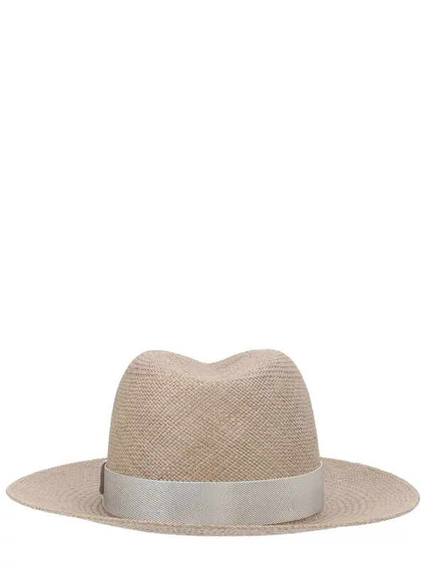Brunello Cucinelli Straw Fedora