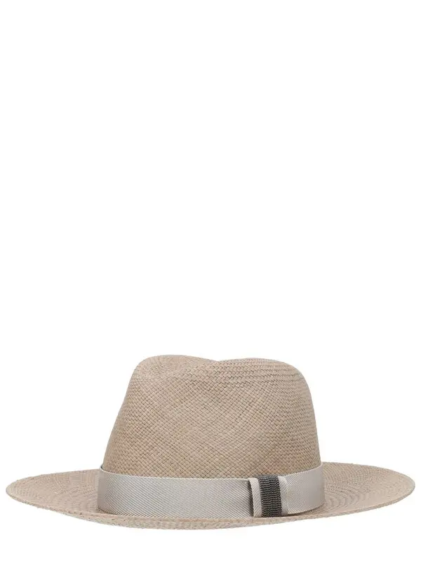 Brunello Cucinelli Straw Fedora