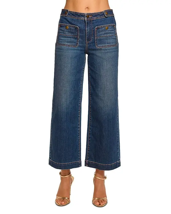 Ramy Brook Gemma High-rise Wide-leg Ankle Jeans
