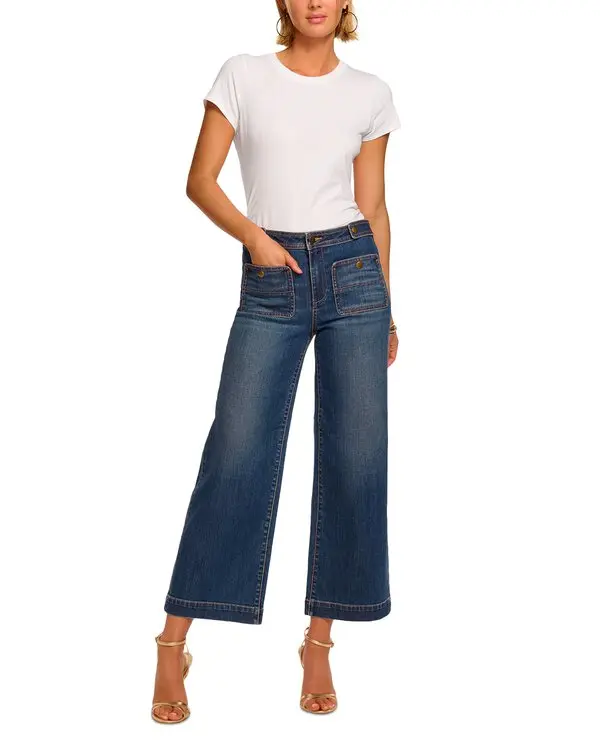 Ramy Brook Gemma High-rise Wide-leg Ankle Jeans