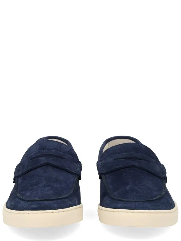 Brunello Cucinelli Suede Loafer - Blue