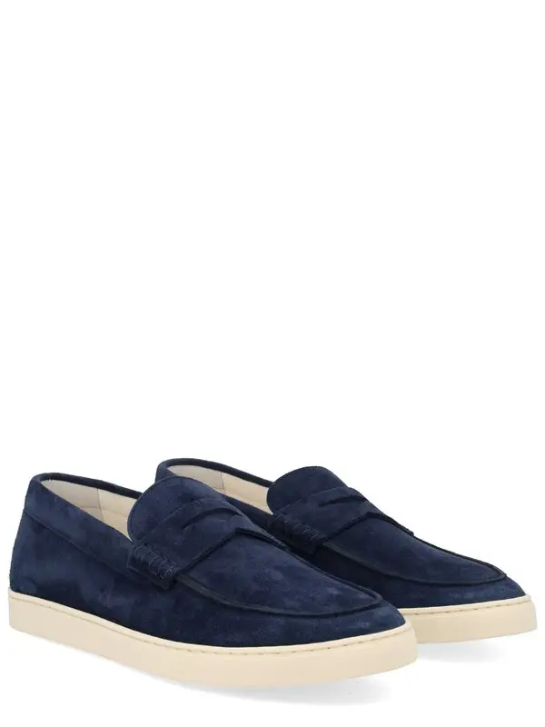 Brunello Cucinelli Suede Loafer - Blue