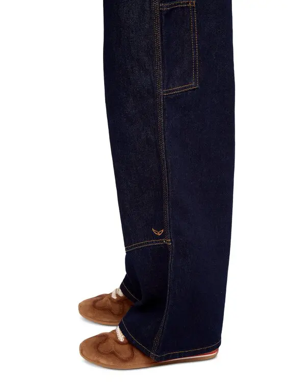 Zadig&Voltaire Perya Mid Rise Straight Leg Jeans