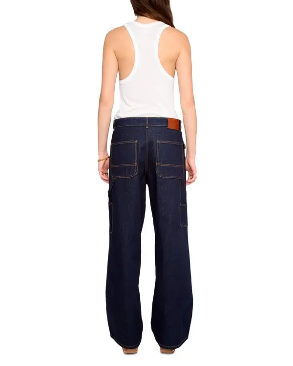 Zadig&Voltaire Perya Mid Rise Straight Leg Jeans