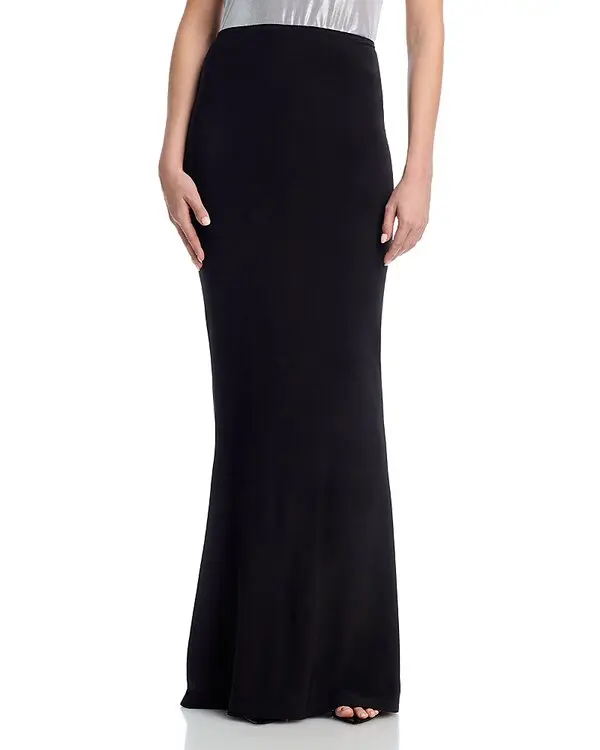 Norma Kamali Obie Long Skirt - Black
