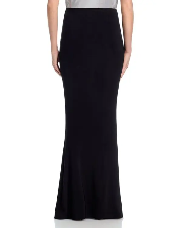 Norma Kamali Obie Long Skirt - Black