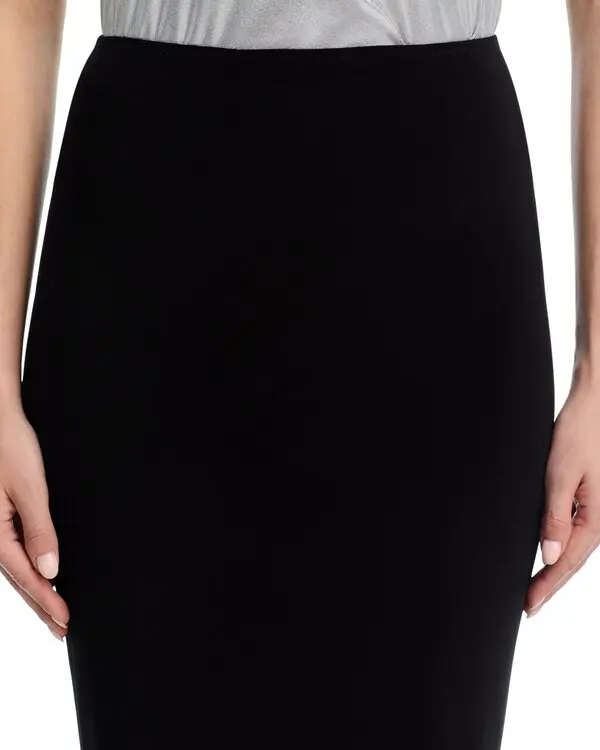 Norma Kamali Obie Long Skirt - Black