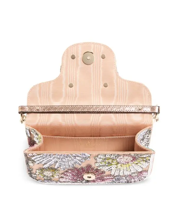 Valentino Garavani Small Vlogo Embroidered Shoulder Bag