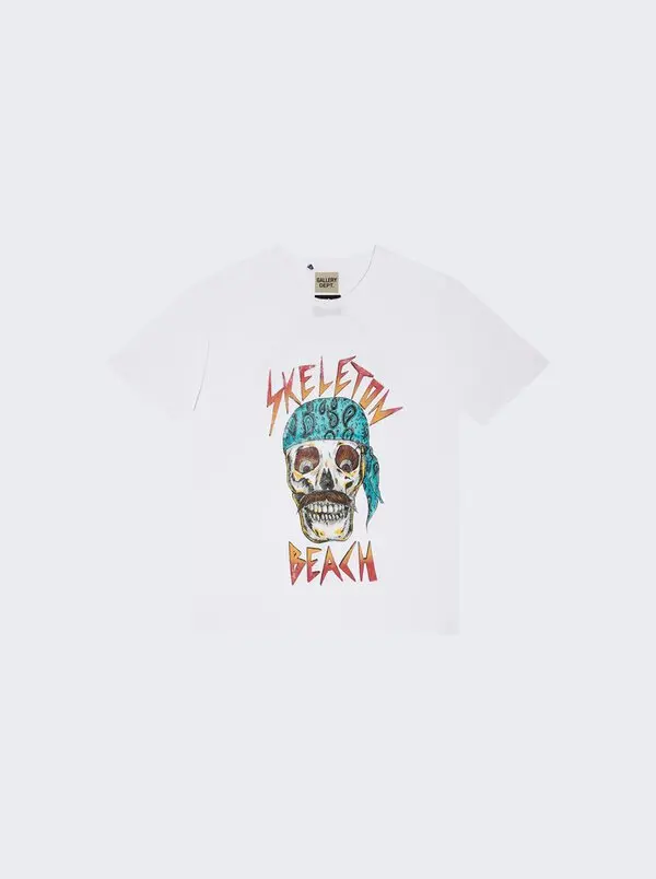 GALLERY DEPT. Skeleton Beach Tee Clean - White