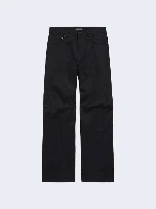 Balenciaga Curved Knee Denim Pants