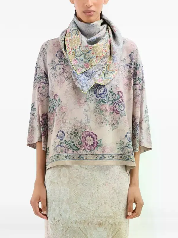 PIERRE-LOUIS MASCIA Floral Print Scarf