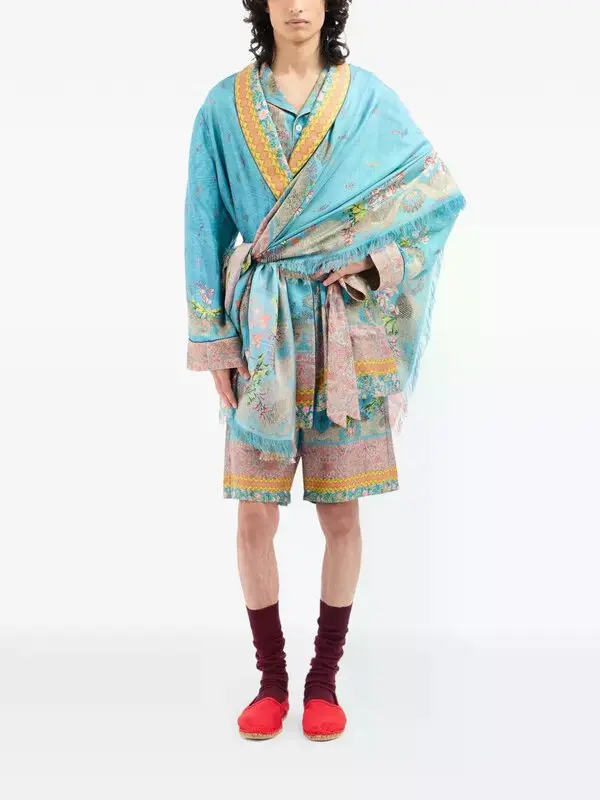 PIERRE-LOUIS MASCIA Paisley-print Coat