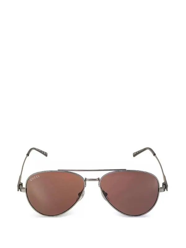 Gucci Pilot-frame Sunglasses - Grey