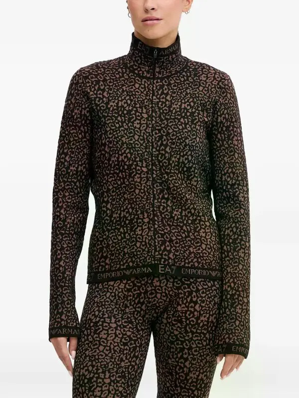 EA7 Leopard-print Base Layer Set