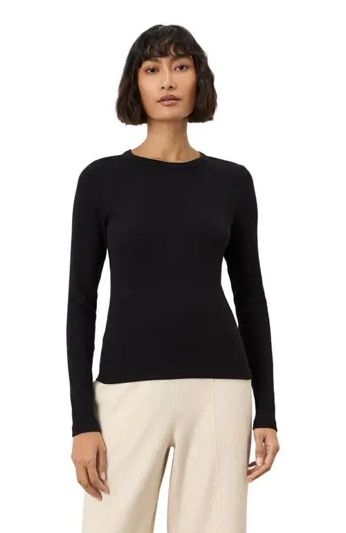 PACT Perfect Rib Layering Long Sleeve - Black