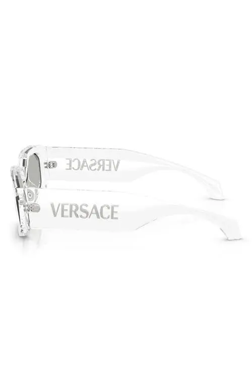 Versace 55mm Irregular Sunglasses