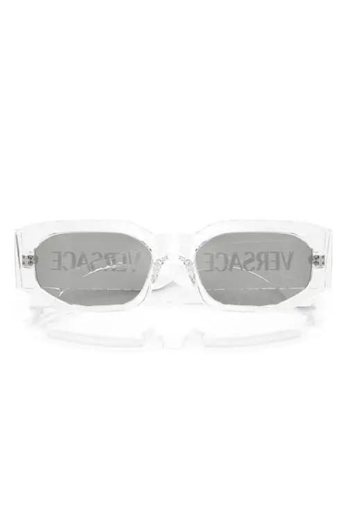 Versace 55mm Irregular Sunglasses