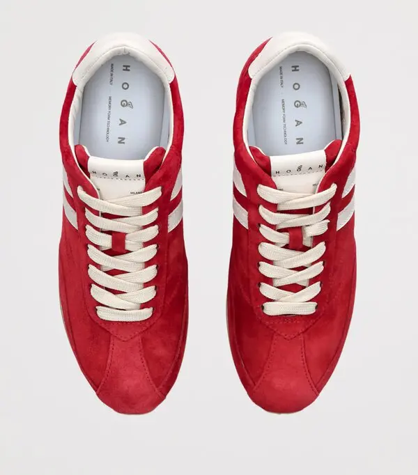 Hogan H669 Allacciato Sneakers - Red
