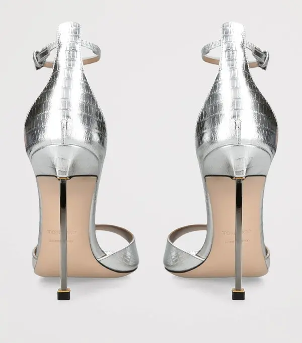 TOM FORD Leather Spire Sandals 105
