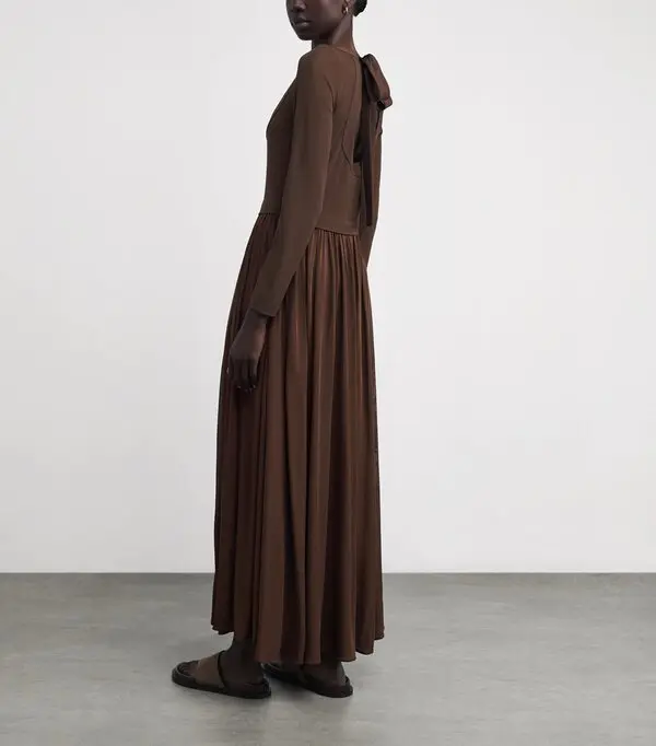 Polo Ralph Lauren Jersey Tie-back Maxi Dress