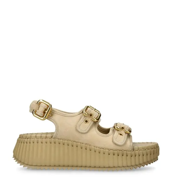 Chloé Nama Platform Sandals 60