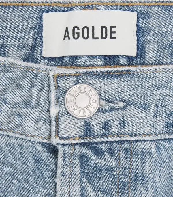 AGOLDE 90's Straight Regenerative Cotton Jeans - Blue