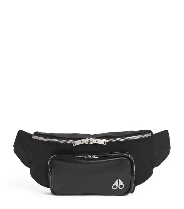 Moose Knuckles Logo Belt Bag - Black