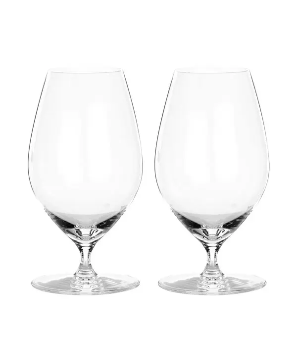 RIEDEL Set Of 2 Crystal Veritas Beer Glasses - Clear