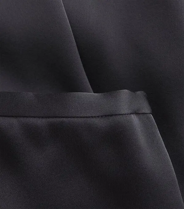 Theory Satin Midi Skirt