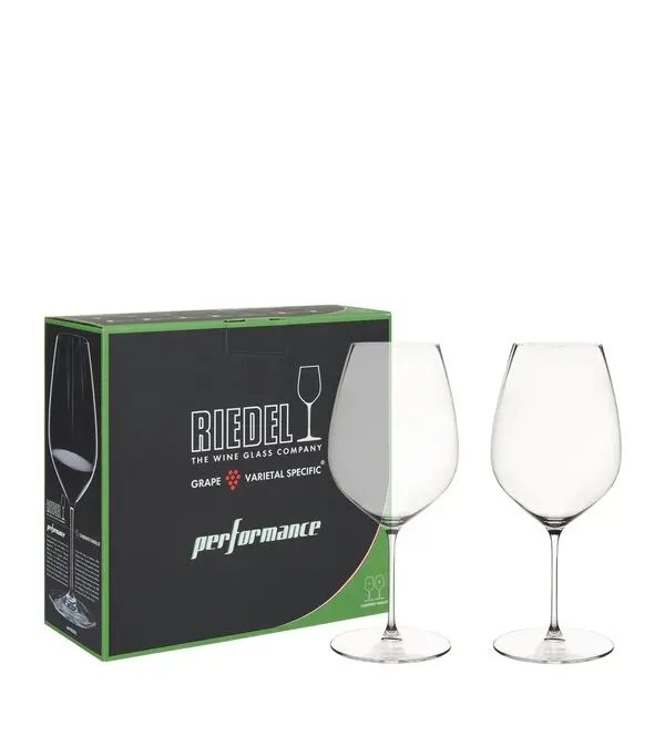 RIEDEL Set Of 2 Crystal Performance Cabernet Wine Glass - Clear
