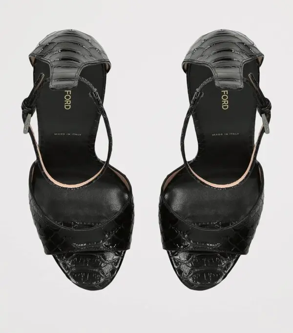 TOM FORD Leather Pin-heel Sandals