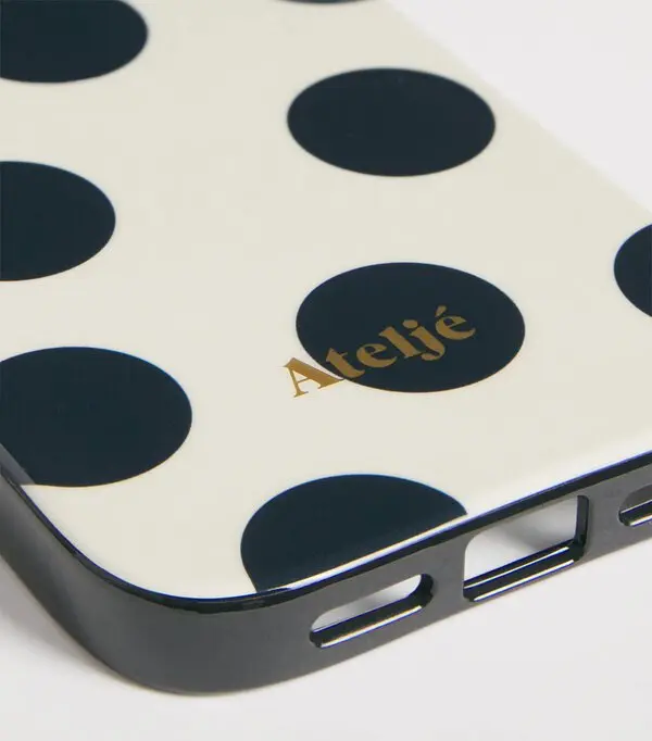 ATELJE Recycled Polka-dot Iphone 17 Pro Case - White