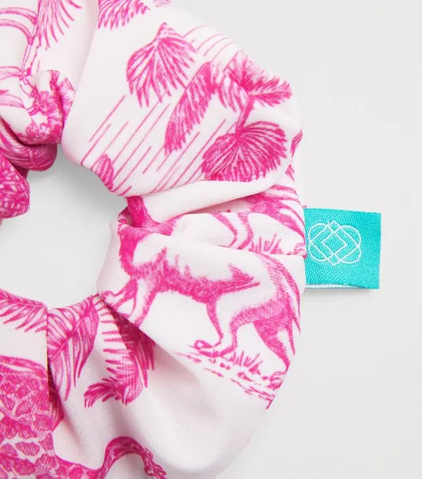 MARIE RAXEVSKY Jungle Print Scrunchie