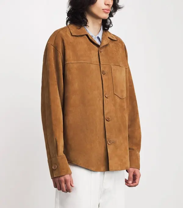 AMI Paris Suede Overshirt