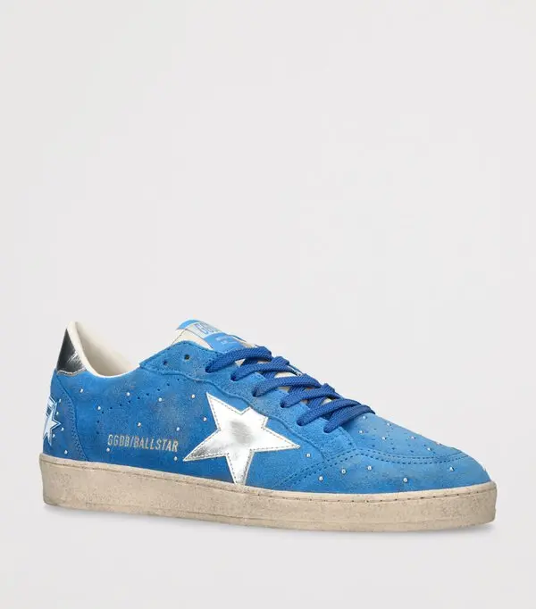 GOLDEN GOOSE Suede Studded Ball Star Sneakers