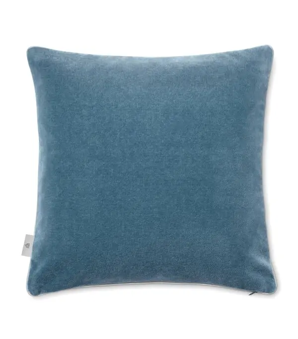 SCHLOSSBERG Cotton Velvet Elodie Cushion Cover - Blue