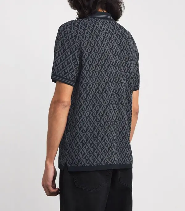 Moose Knuckles Cotton Monogram Polo Shirt