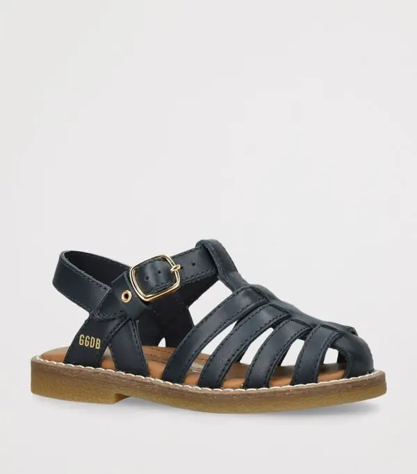 GOLDEN GOOSE Leather Maxime Sandals