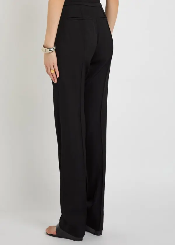 Another Tomorrow Slim-leg Stretch-wool Trousers