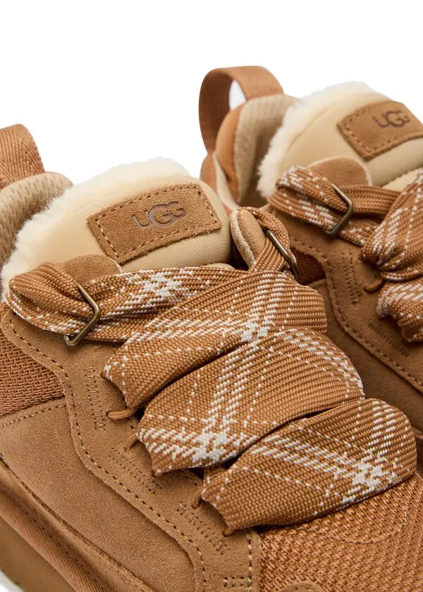 UGG Lowmel Panelled Suede Sneakers