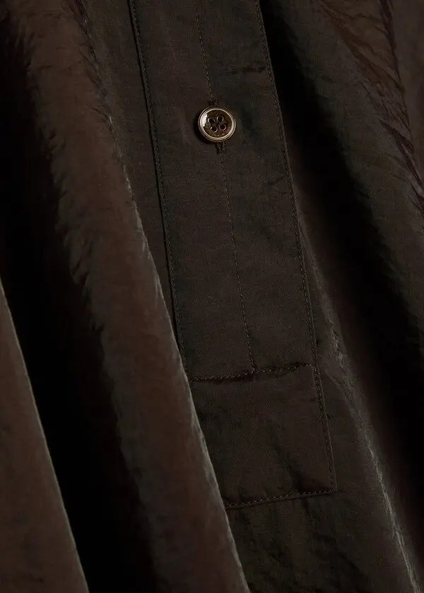 Studio Nicholson Pinole Nylon And Wool-blend Shirt