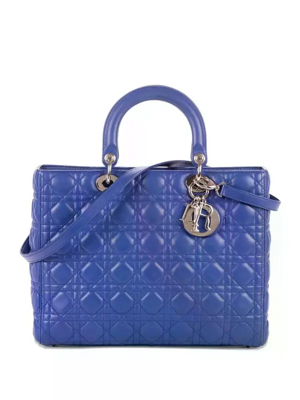 Dior Large Lady Quilted Tote Bag