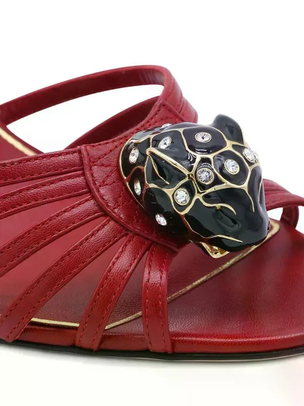 Valentino Garavani Pas De Chat Heeled Sandals - Red