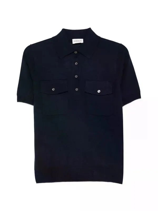 P.a.r.o.s.h Pocket Knitted Polo Top