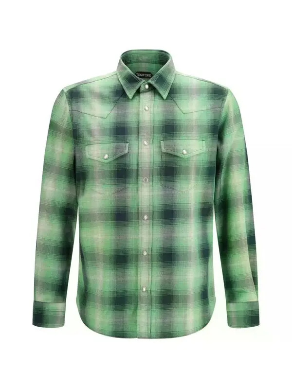 TOM FORD Checked Slim Shirt