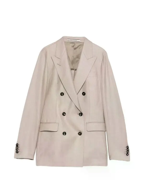 Tagliatore Double-breasted Peaked Lapel Jacket
