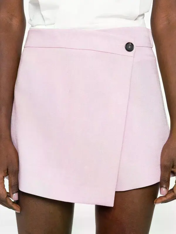 MSGM Button-fastening Wrap Shorts
