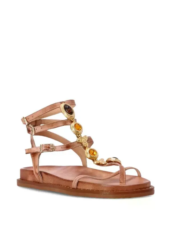 KOTRIS SANDALS Embellished Strap Sandals